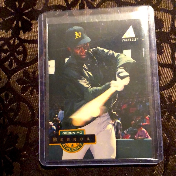 pinnacle | Other | Geronimo Berroa Baseball Card | Poshmark